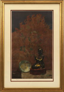 Hovsep Pushman Signed Lithograph (oriental Still