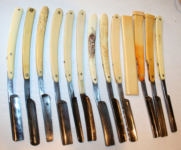 010214: CELLULOID, BONE, STAINLESS STRAIGHT RAZORS, - Jan 15, 2010 ...
