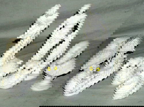 Parian Classical & Owl Figures