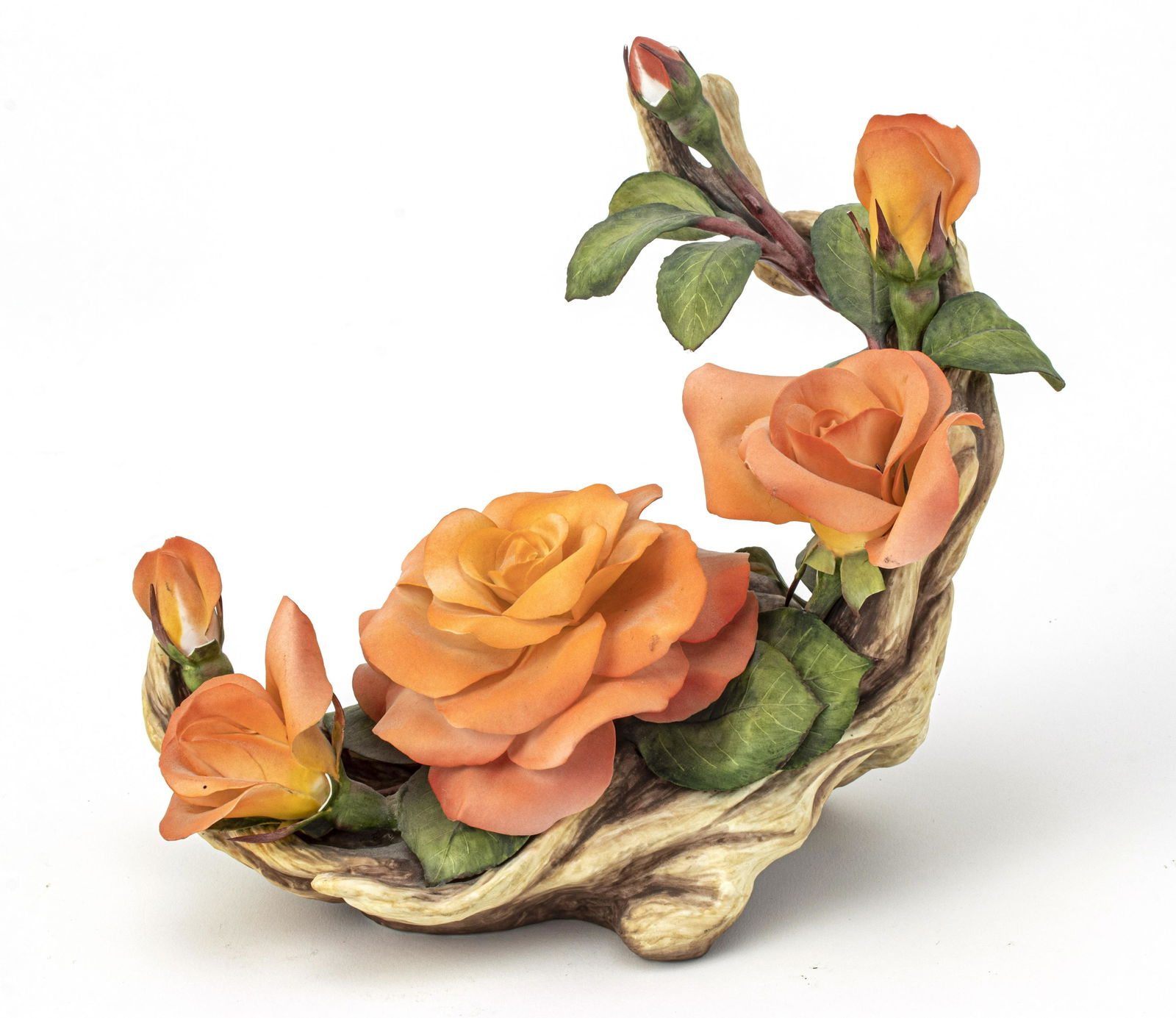 Boehm Porcelain Roses H 8" "elizabeth Of Glamis"