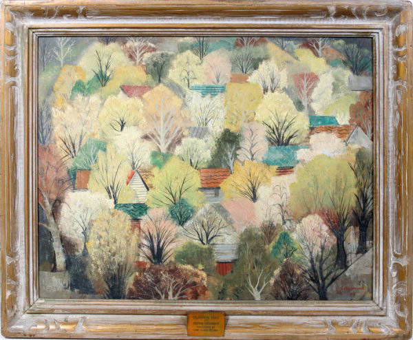 Stephan Chizmark Oil On Artist Board, 1953, 24"