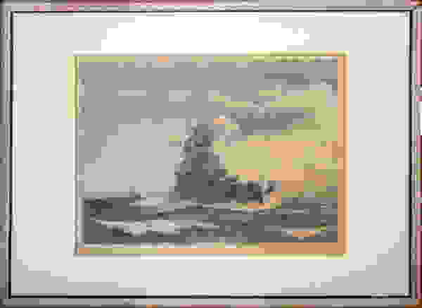 Gordon Grant, Lithograph 9" X 11" "the Freedom