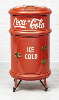 COCA COLA CYLINDRICAL ICE BOX/REFRIGERATOR - Oct 07, 2021 ...