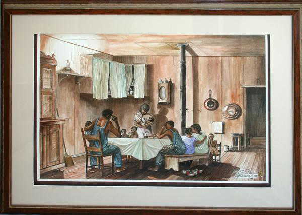 070275: TONY SHERMAN, WATERCOLOR, '91, 20" X 28"