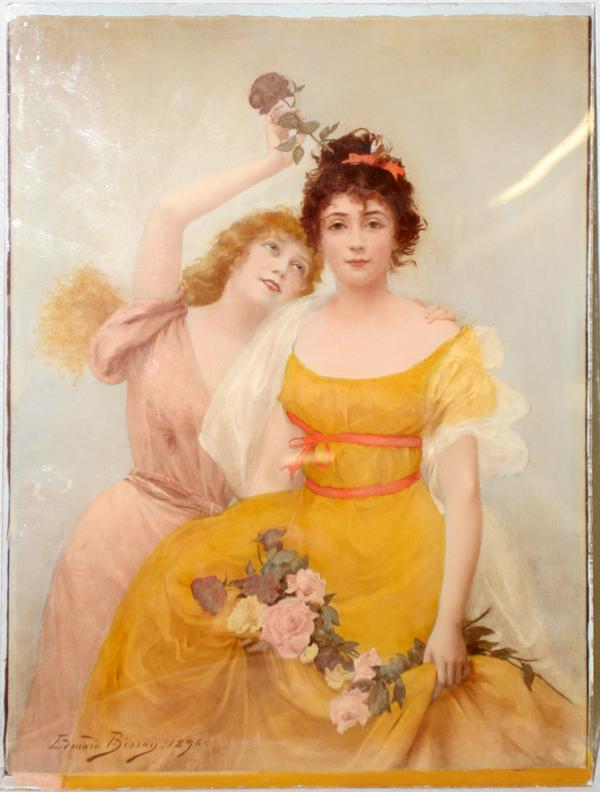 092188: EDOUARD BISSON (REVERSE PAINTING ON GLASS, 1896 - Sep 19, 2010 ...