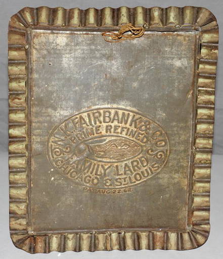 Metal Sign, "fairbank Co. Prime Family Lard",