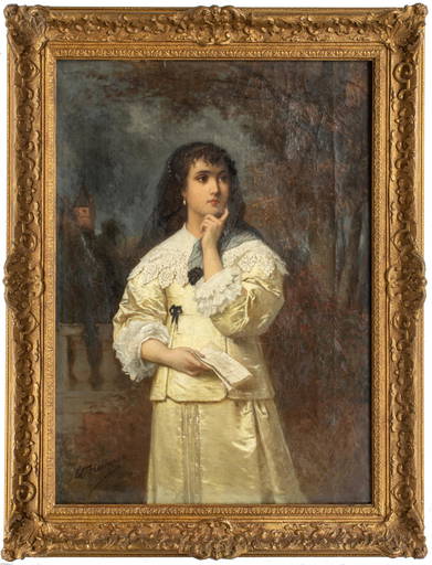 EDOUARD-JEAN-CONRAD HAMMAN (BELGIAN 1819-1888) OIL ON (#020256) on Feb ...