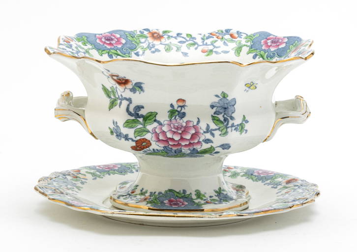 WHIELDON WARE, IRONSTONE COMPOTE AND TRAY, "ANTIQUE" H (#020361) on Feb ...