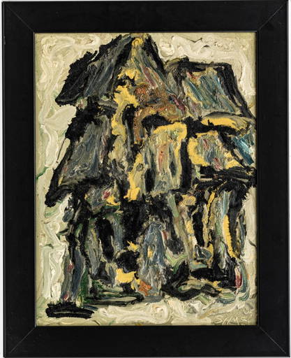 Harold Alvin Sims, (american B.1935) Oil On Board Dated