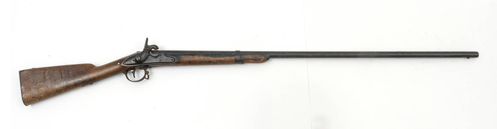 SPRINGFIELD MODEL 1840 PERCUSSION CAP CONVERSION RIFLE, 19TH C., L 41 ...