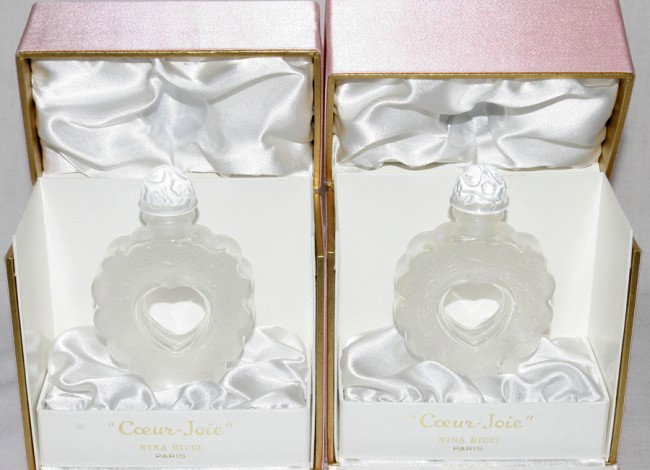 A PAIR OF LALIQUE CRYSTAL "COEUR-JOIE" PERFUME BOTTLES, - May 15, 2016 ...