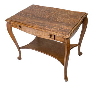 Wolverine Mfg. Co. Oak Library Table C. 1887