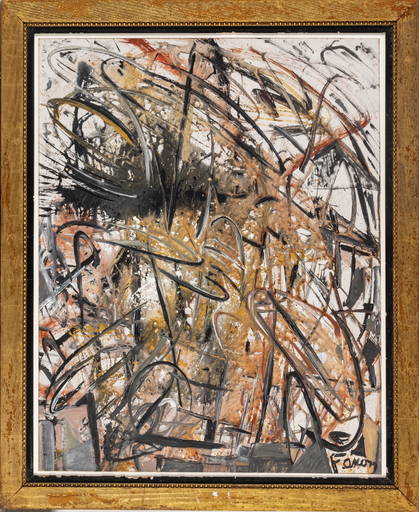 JACK FAXON (AMERICAN, 1936-2020), GOUACHE ON ILLUSTRATION BOARD, H 31 ...