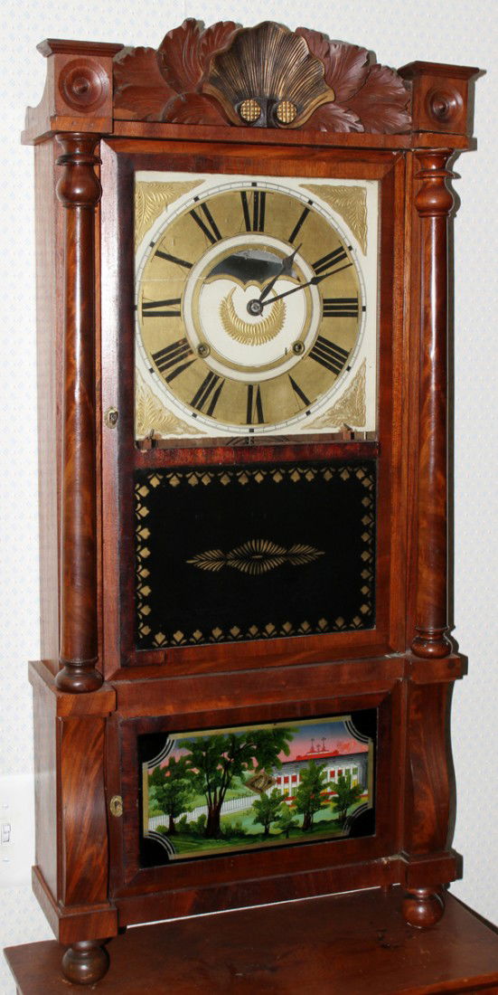 092056: BIRGE, MALLORY & CO. BRISTOL CT 8 DAY CLOCK,