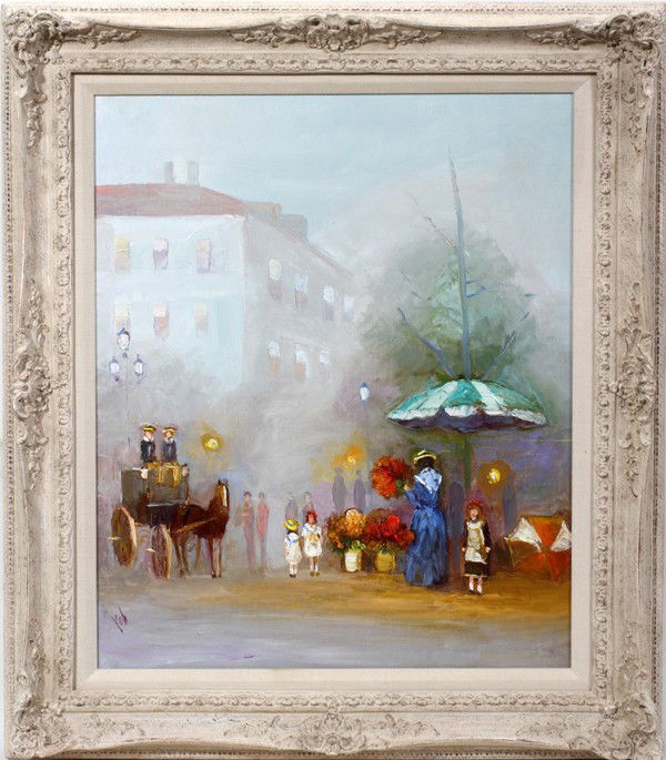 Yolanda 'yoli' Razzeto Oil On Canvas, 20" X 24"