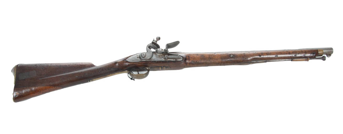 European Flintlock Carbine Rifle, 19th C., L 36'' (#120214) on Dec 14 ...