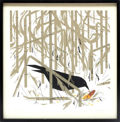 Charley Harper (Cincinnati, 1922-2007) Screenprint On Paper, 1973, Crow ...