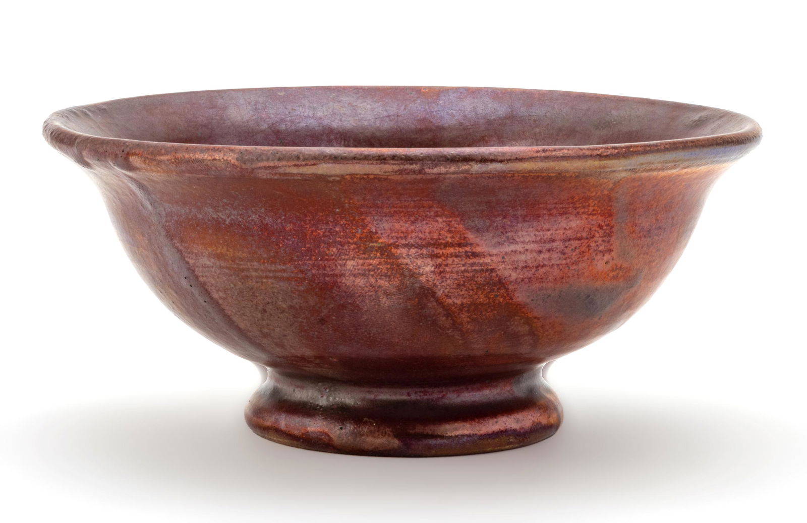 Mary Chase Perry, Pewabic Pottery Copper And Red Iridescent Bowl ...