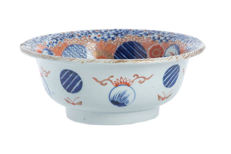 Japanese Imari Export Porcelain Basin, C. 1880, H 4'' Dia. 9.5 ...
