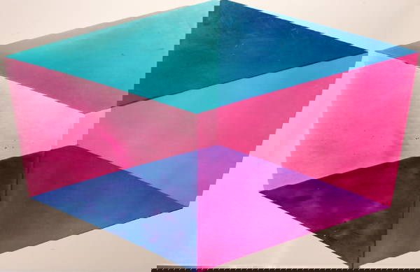 092447: Ron Davis, Photo Offset, Cube Iii