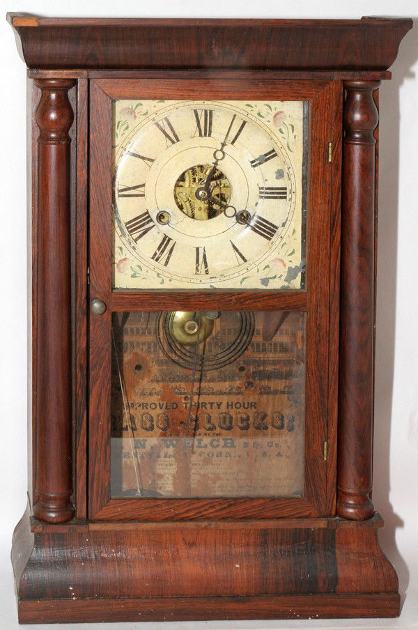 020154: E.N. WELCH MFG. CO. MAHOGANY CLOCK, 19TH C - Feb 10, 2012 ...