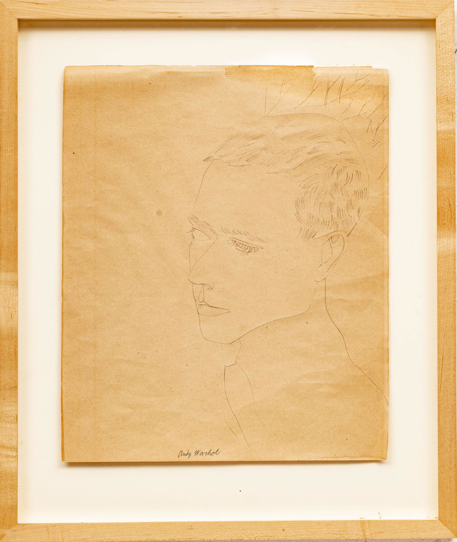 Andy Warhol (american, 1928 1987) Ink On Paper, C. 1956, Untitled ...