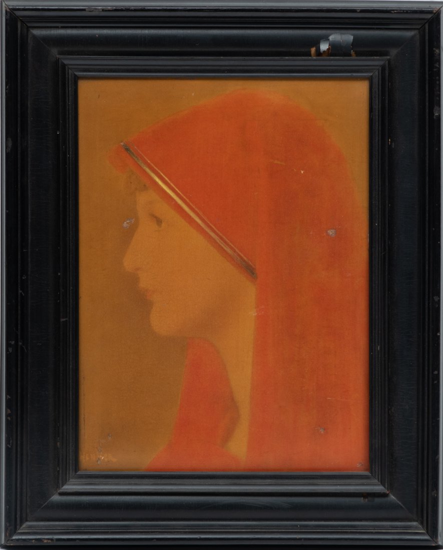 Jean Jacques Henner (france, 1829 1905) For Kpm Hand Painted Porcelain ...