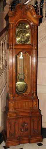 Charles R. Sligh Oak Grandfather Clock