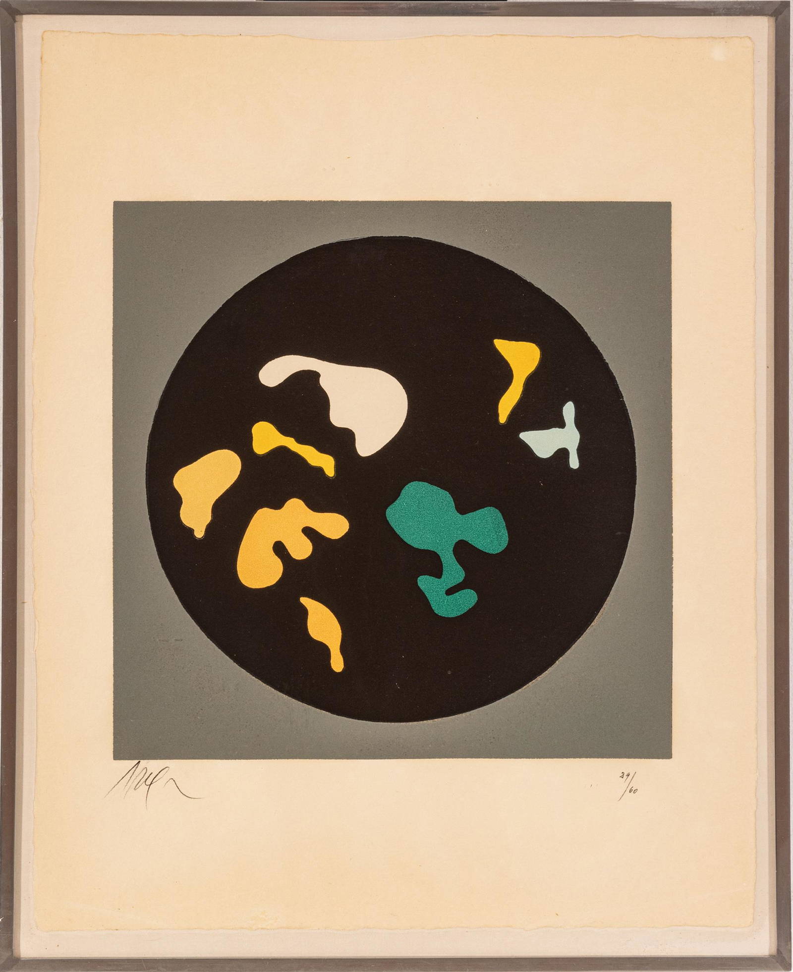 Jean (hans) Arp (french/german, 1886-1966) Woodcut On Handmaid Velin D ...