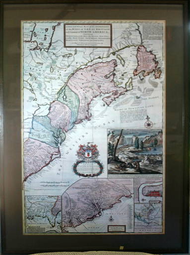 Reproduction Of Earliest Known Postal Route Map