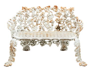 Regalia Cast Iron & Wood Garden Bench