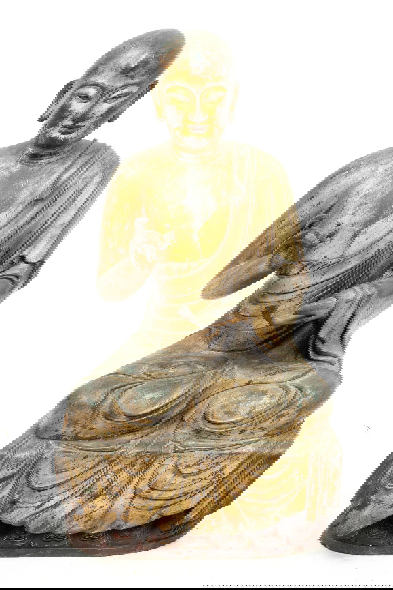 Chinese Ming Dynasty (1368-1644) Style Gilt Bronze Sculpture, Early ...