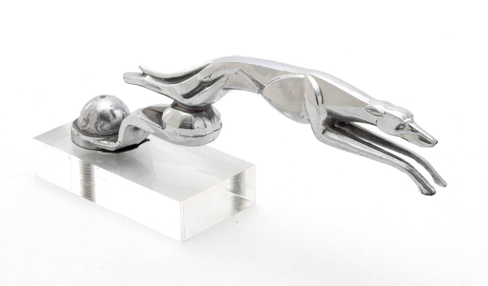 Ford Motor Company Greyhound Motor Mascot, Ca. 1930s, H 2.75" W 1" L 8. ...