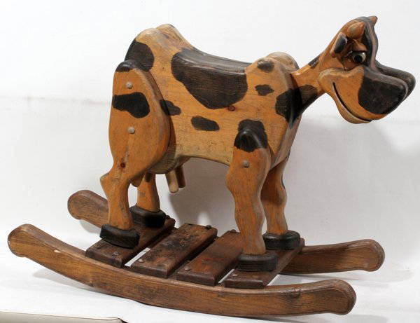 VINTAGE CHILD'S WOOD ROCKING COW, H 23", L 27" - Jul 20, 2012 ...