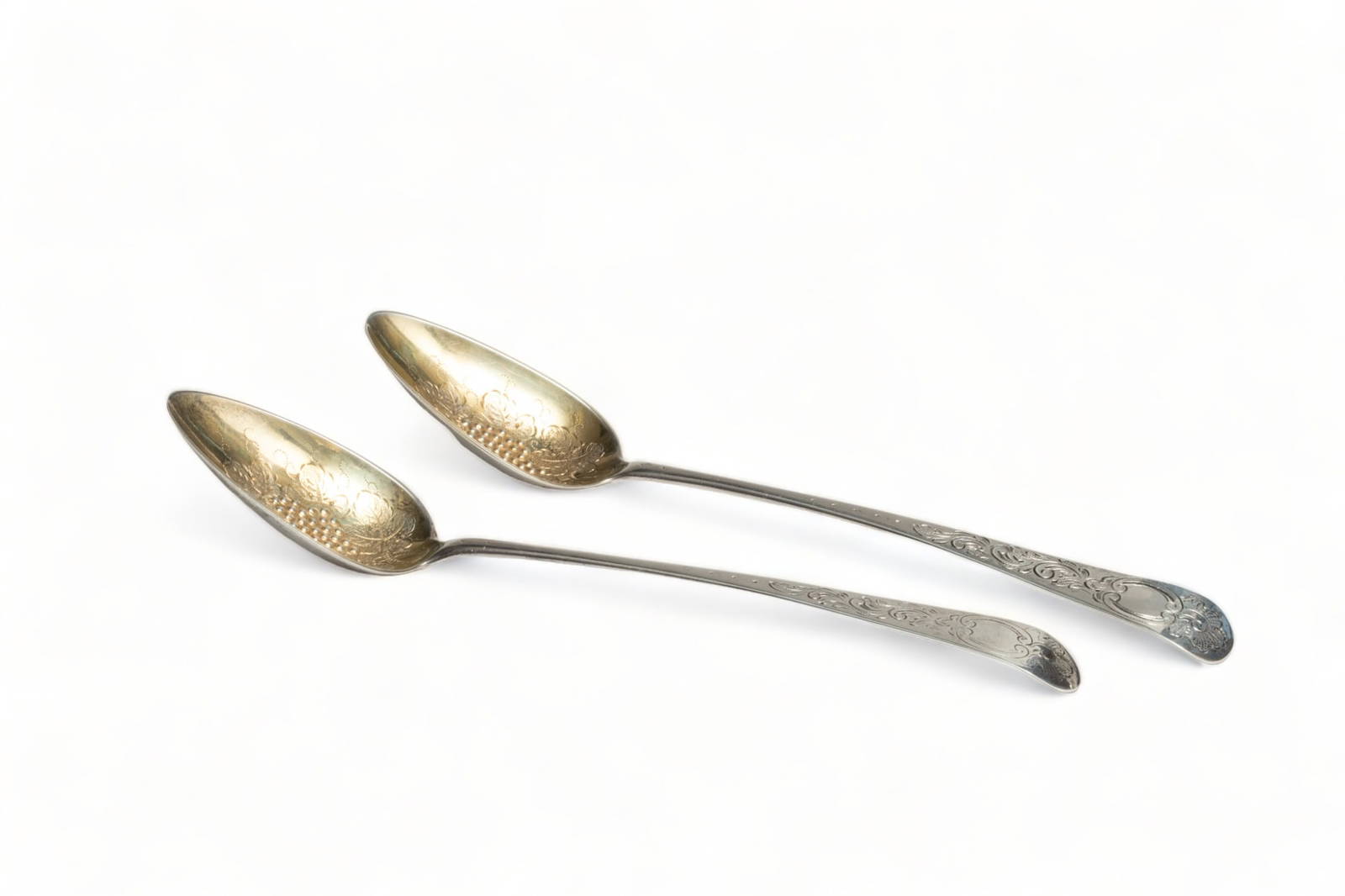 Alexander Edmonston (edinburgh, Scotland) Sterling Silver Spoons, 1780 ...