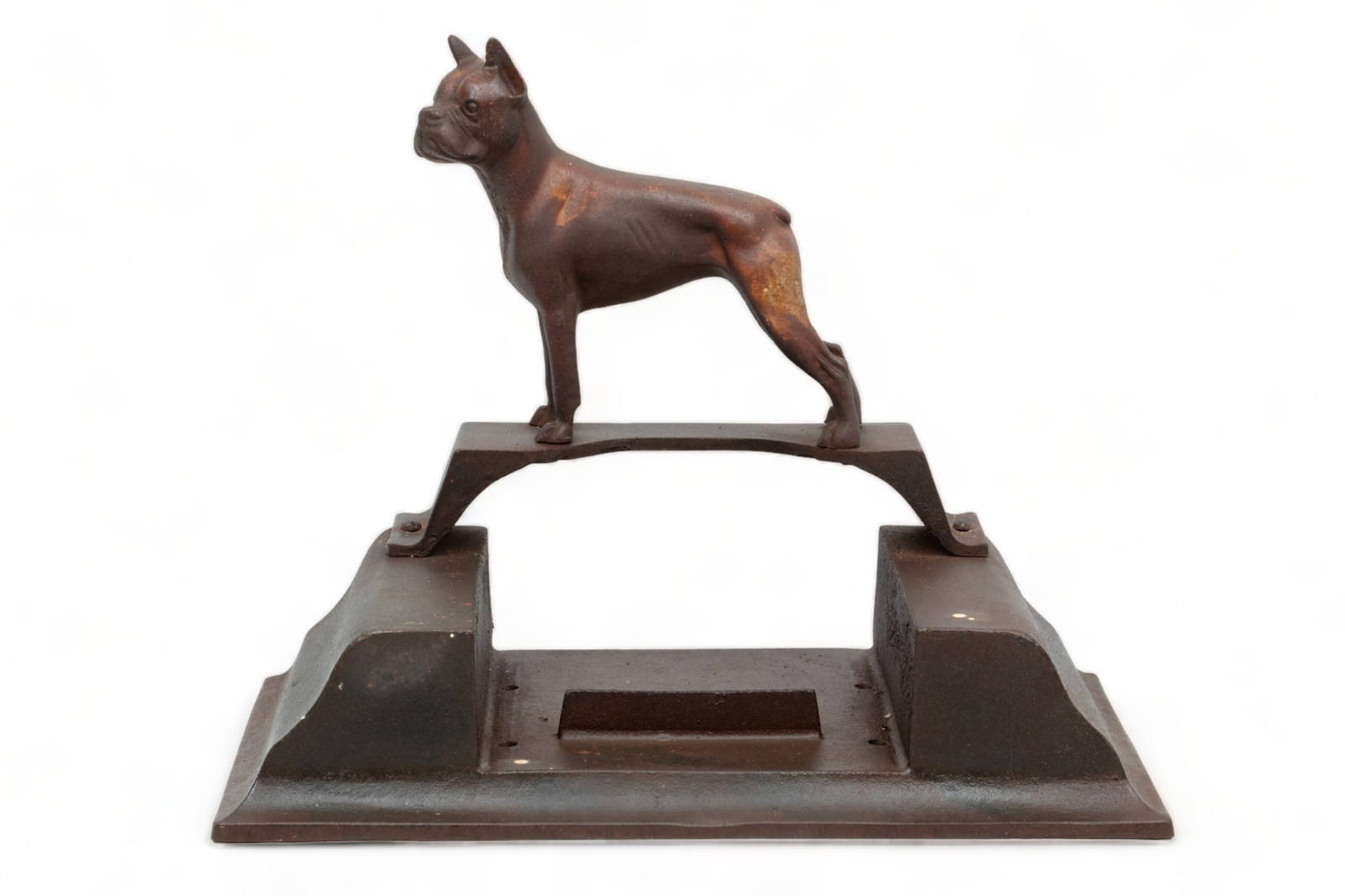 Cast Iron Boxer Dog Boot Scraper, Hubley Mfg. Lancaster, Penn. Ca. 1900 ...