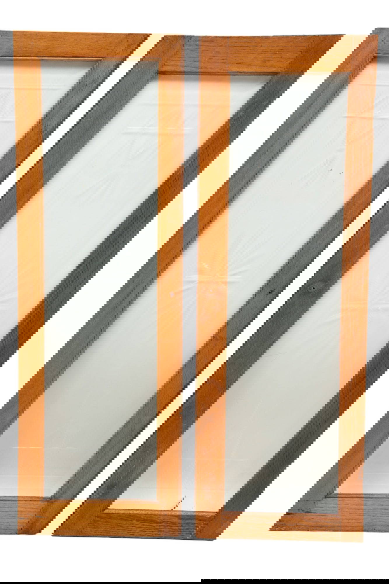 Decorative Clear Cut Glass Windows, H 42" W 4.5" Auction