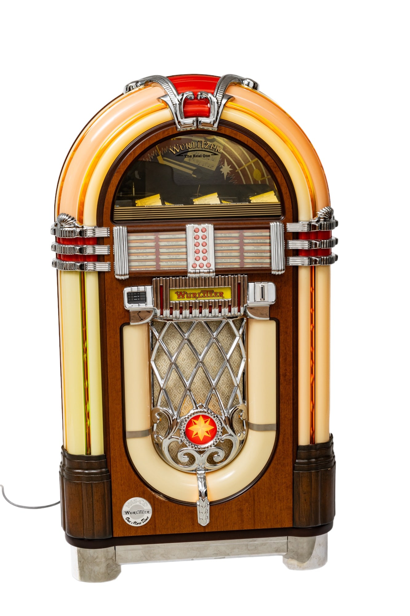 Wurlitzer (ameican) 'one More Time' 1015-cd Bubbler Jukebox, 1998, H 60 ...