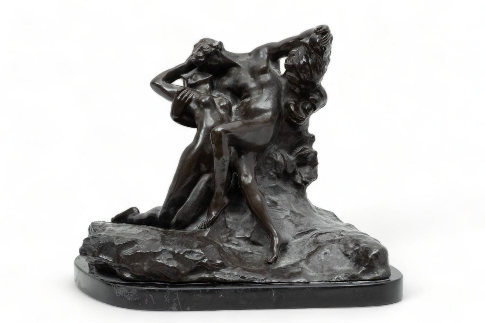 After Auguste Rodin (french, 1840-1917) Bronze Sculpture, "eternal ...