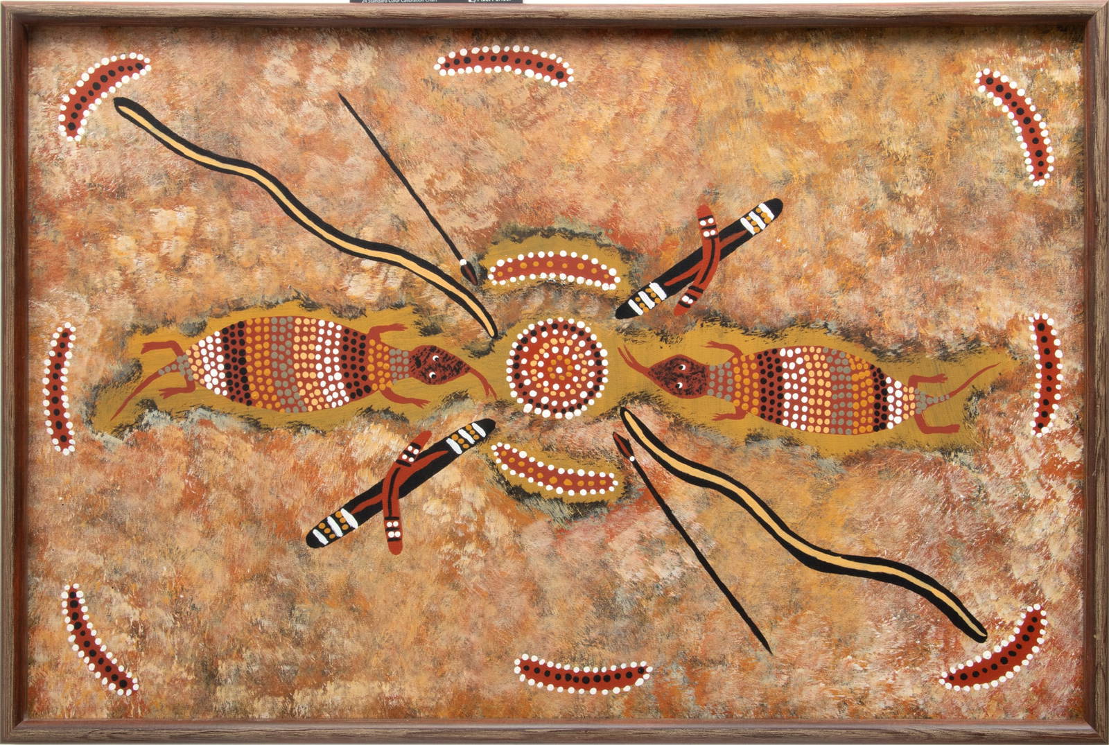 Barney Daniels Tjungurrayi (australian, Luritja Tribe) Acrylic On ...