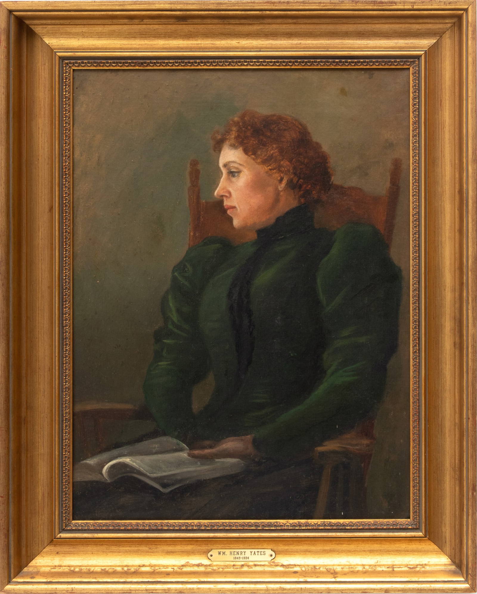 Attributed To William Henry Yates (american, 1845-1934) Oil On Canvas ...