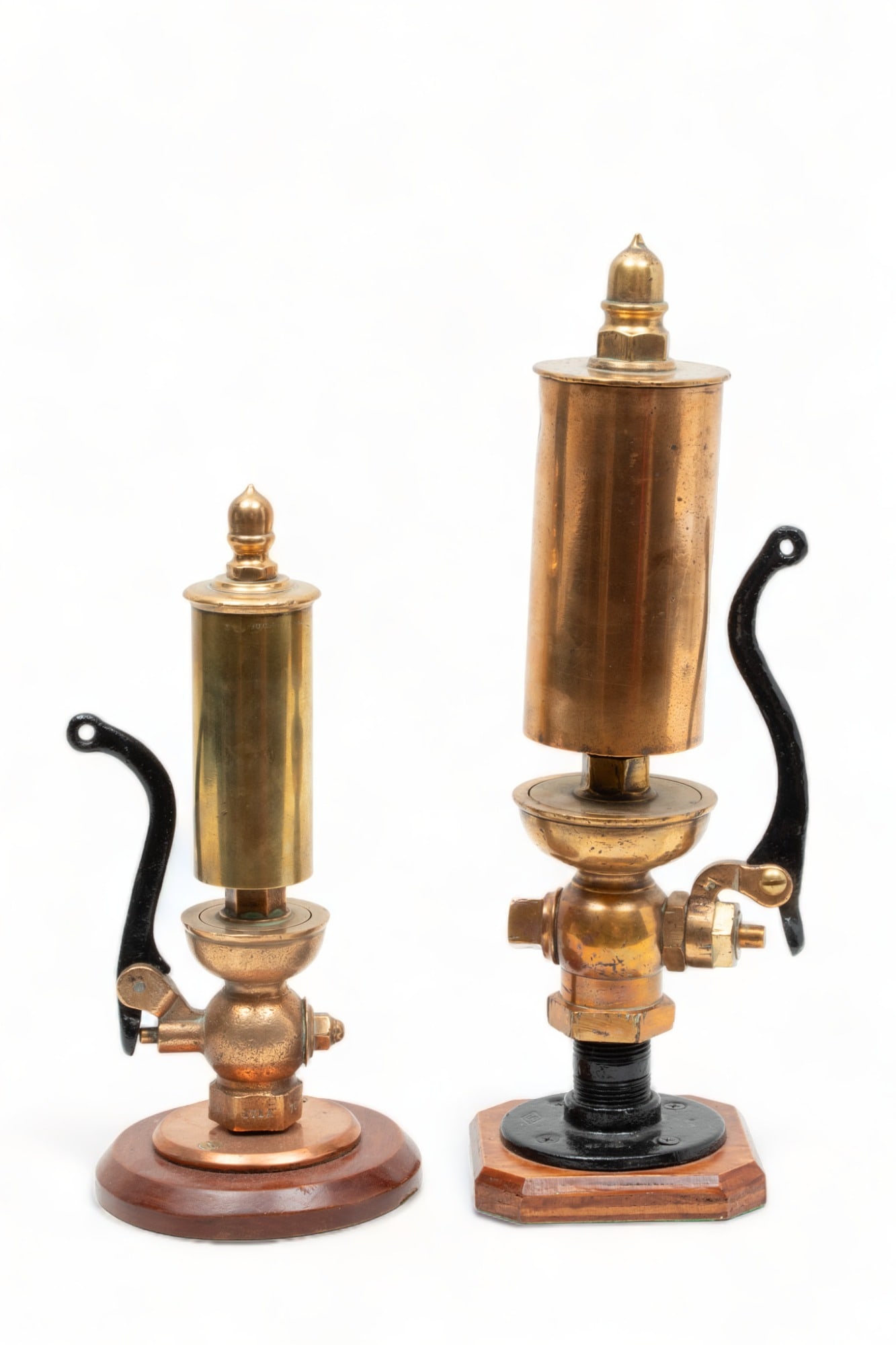 Antique American Brass Steam Whistles, Ca. Early 20th C., 2 Pcs Auction