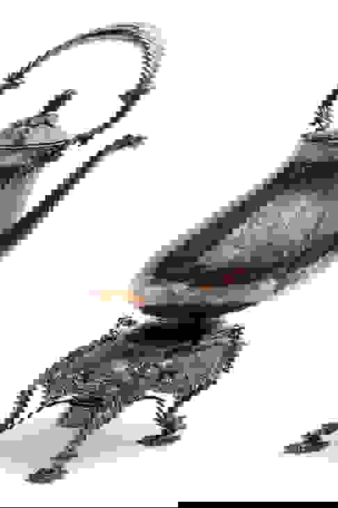 Electro Plate Hot Water Kettle On Cradle With Warming Burner Ca. 1950 ...