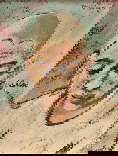 Harold Cohn, (detroit, 1908 82) Oil On Artist Board Ca. 1960, "clown ...