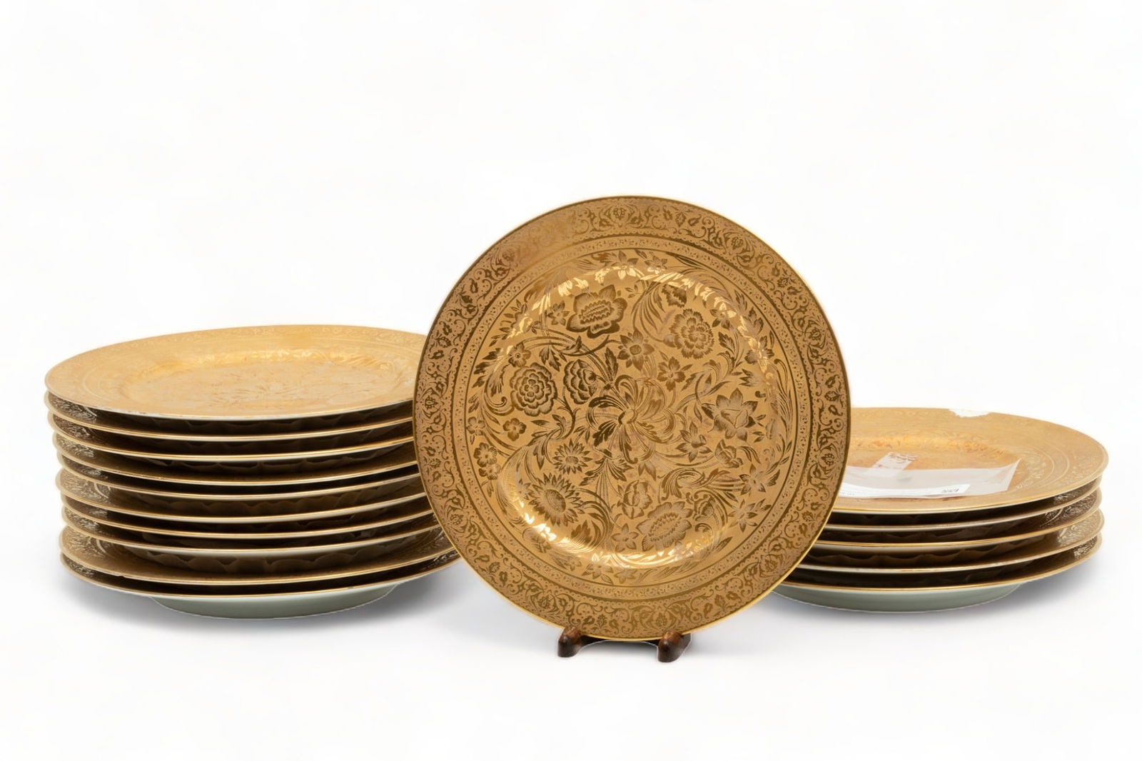 Limoges (french) For Ovington Bros. (new York) Raised Gilding Porcelain ...