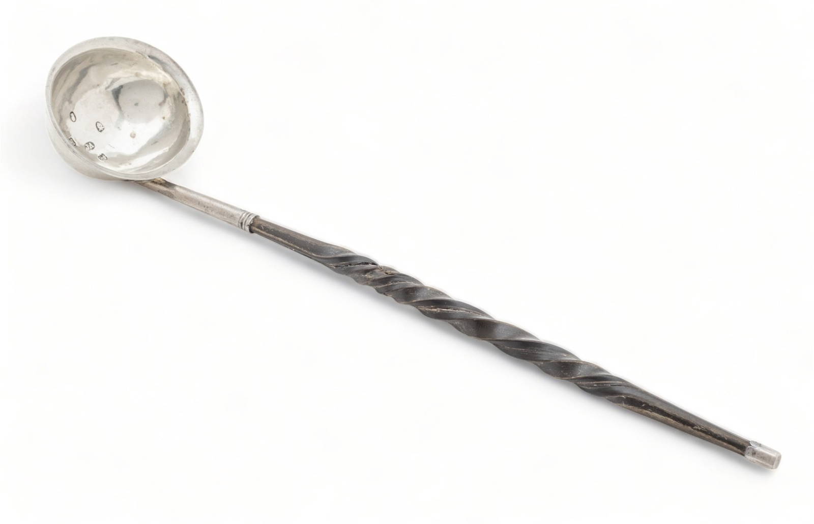 John Angell, (london) Sterling Toddy Ladle 1805, L 8" .5t Oz Auction