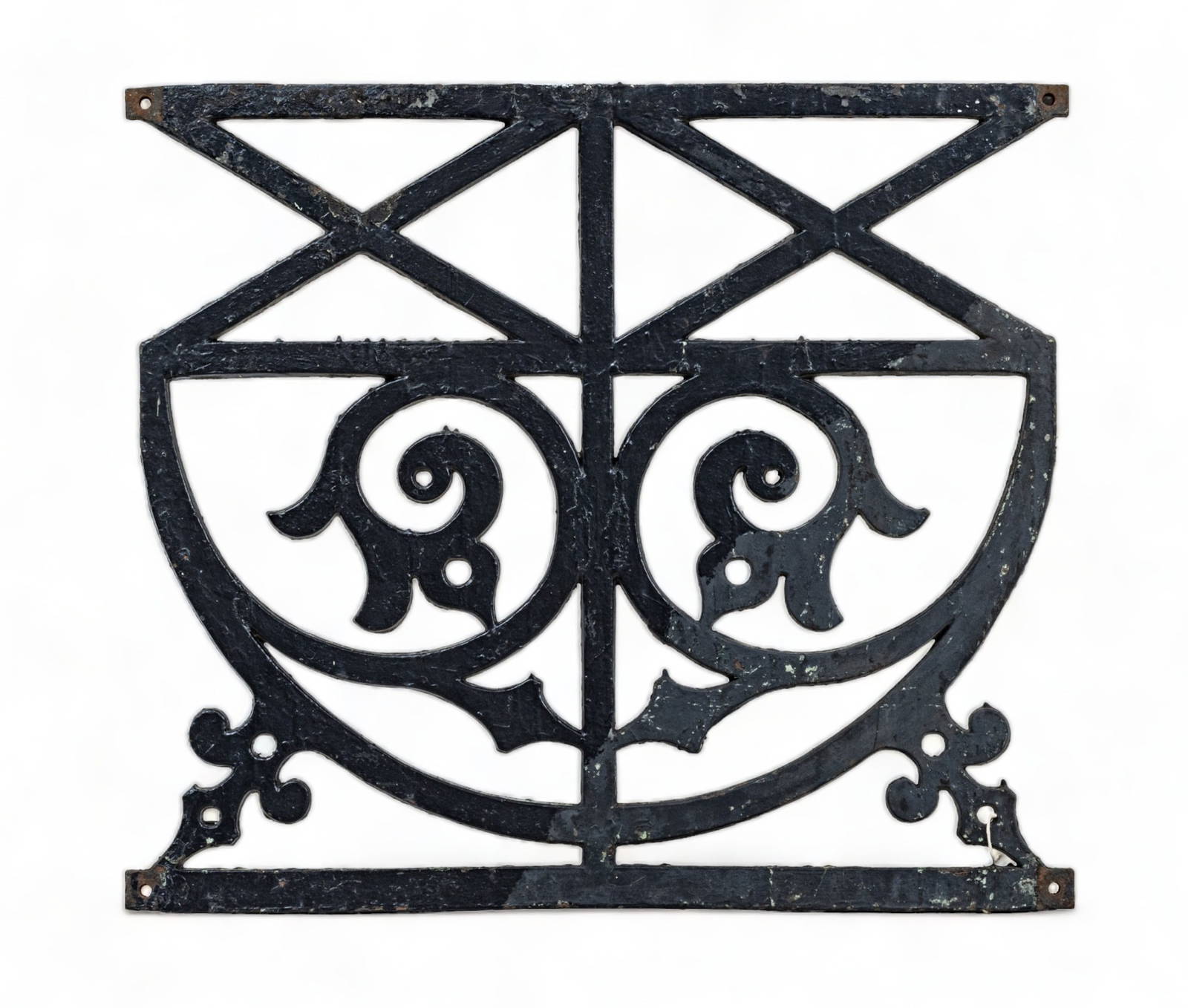 American Cast Iron Cresting From The Original Detroit City Hall H 25" W ...