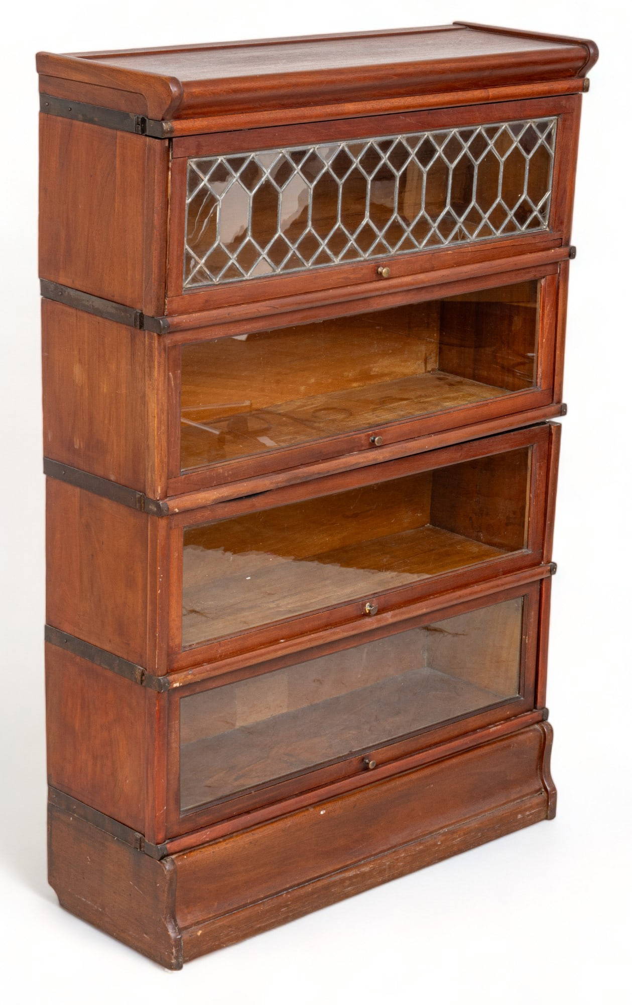 Globe-wernicke Company (american) Mahogany Barrister Bookcase, Camed ...