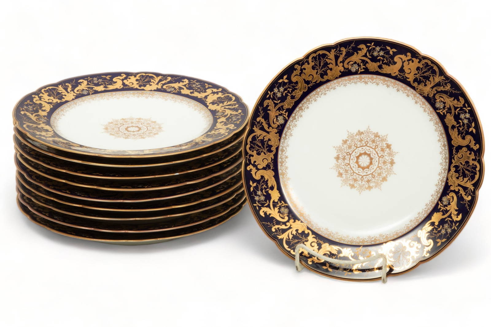 German Porcelain For Gilman Collamore & Co. (new York) Luncheon Plates ...