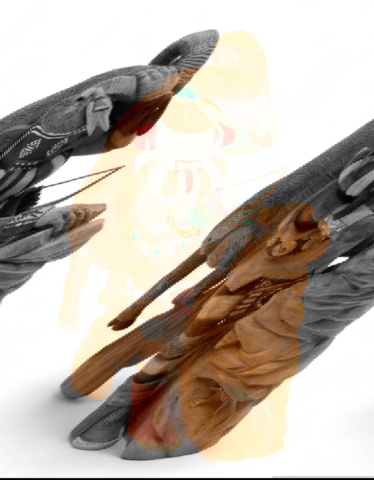 Aaron J. Fredericks (american, Hopi) Hand Painted Carved Cottonwood ...